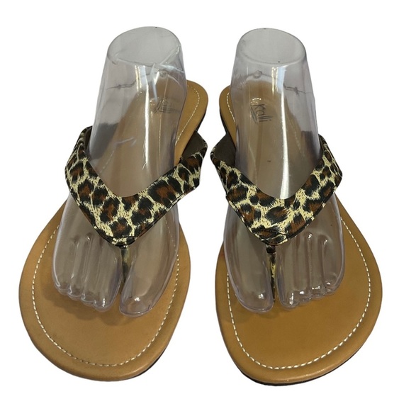 Kali | Shoes | Kali Brown And Black Leopard Cheetah Print Flat Split ...